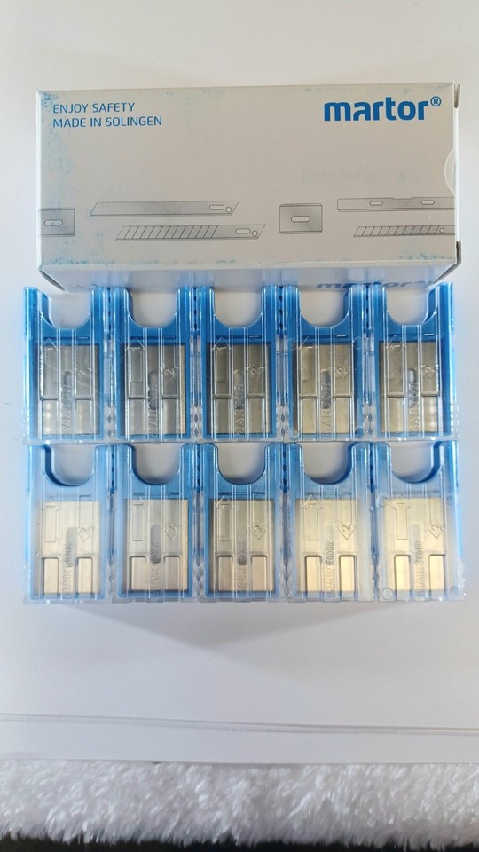 Martor 92.66 Merak/Martego Double Edged Replacement Blade (Box of 100 ...