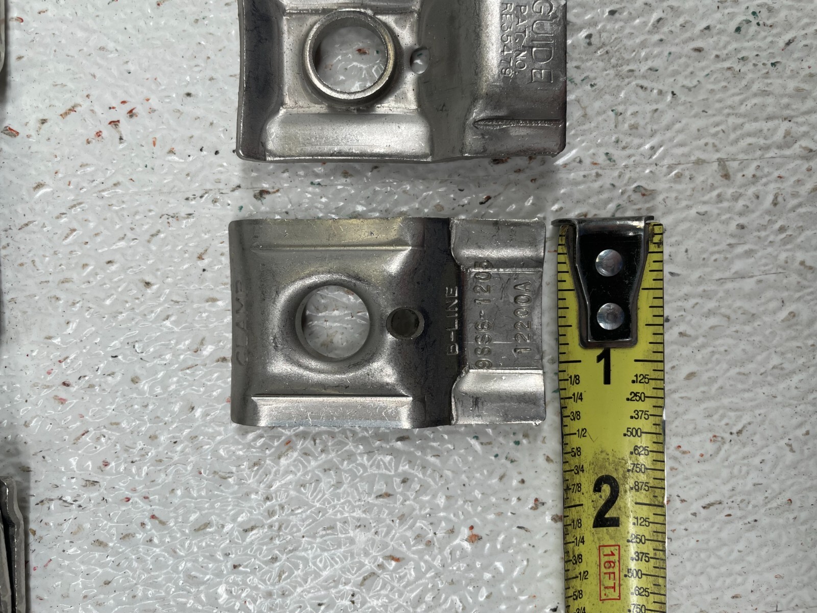 (4) B-LINE 9SS6-1205 Cable Tray Clamp/Guide Fitting Stainless Steel ...