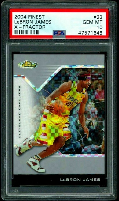 2004-05 Topps Finest - X-Fractor #23 LeBron James /199 for sale online ...