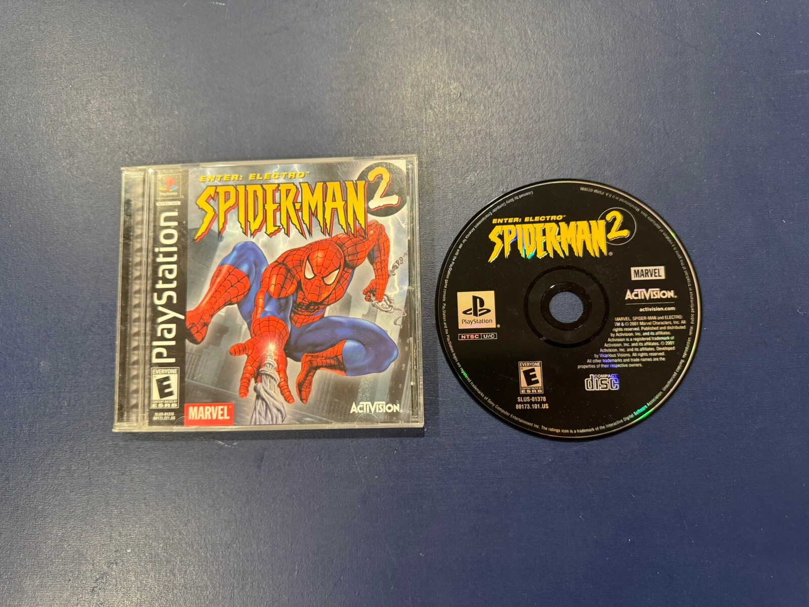 Spider-Man 2 -- Enter: Electro (PlayStation 1 / PS1) Complete CIB FREE ...