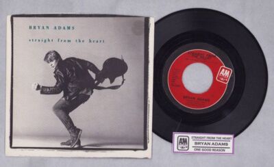 Adams, Bryan - Straight From The Heart AM 2536 PS Vinyl 45 rpm Record ...