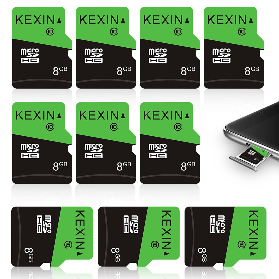 KEXIN 8GB Micro SD Card microSDHC Memory Card UHS-I C10 Micro SD Card ...