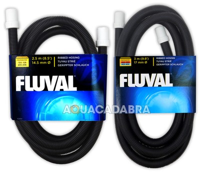 FLUVAL RIBBED HOSE HOSING FISH TANK PIPE EXTERNA FILTER WITH RUBBER ...