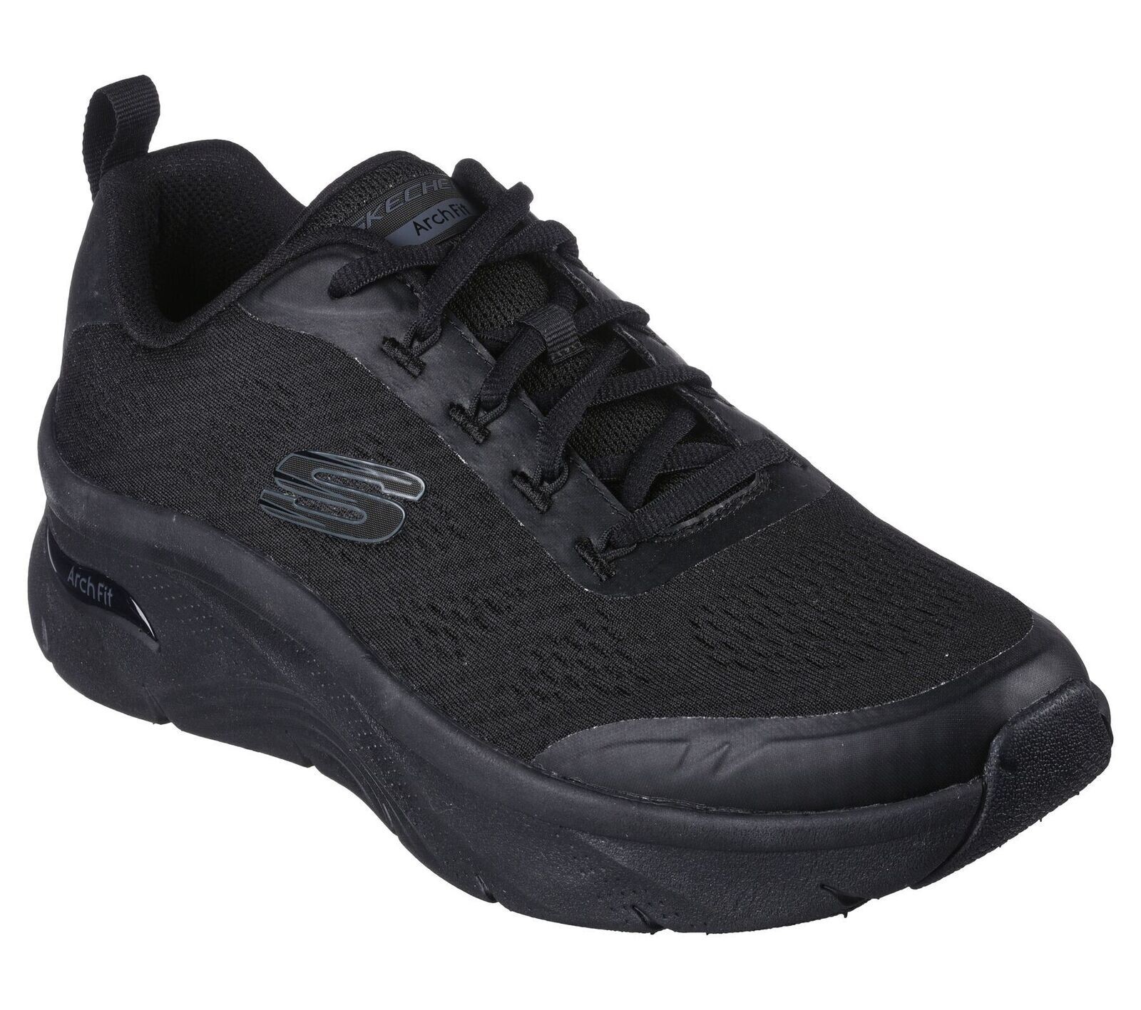 Skechers Men's Relaxed Arch Fit D'Lux - Sumner Shoes in Black, Size 10 ...