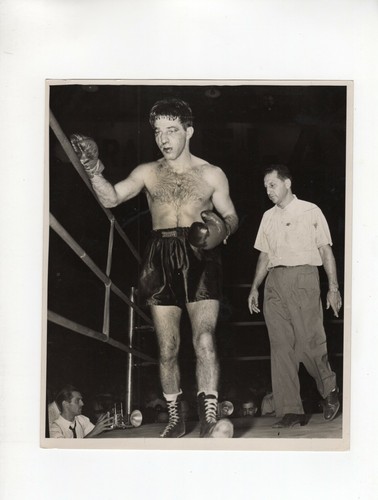 Original Press Photo Boxing Armando Rizzo v Jose Maria Gatica 15.3.1952 ...