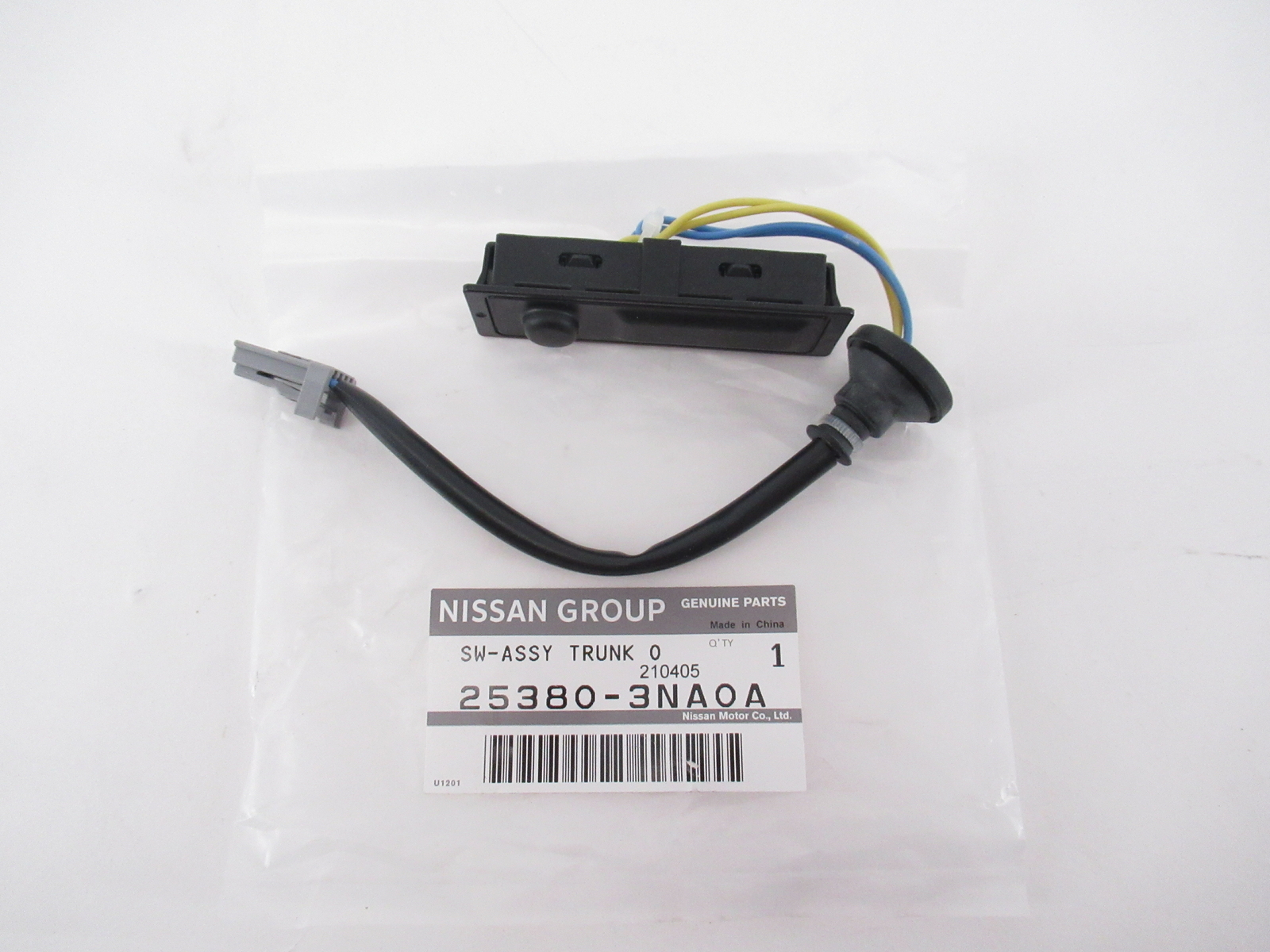 25380-3na0a Nissan Switch Assy-trunk Opener 253803NA0A Genuine OEM Part ...