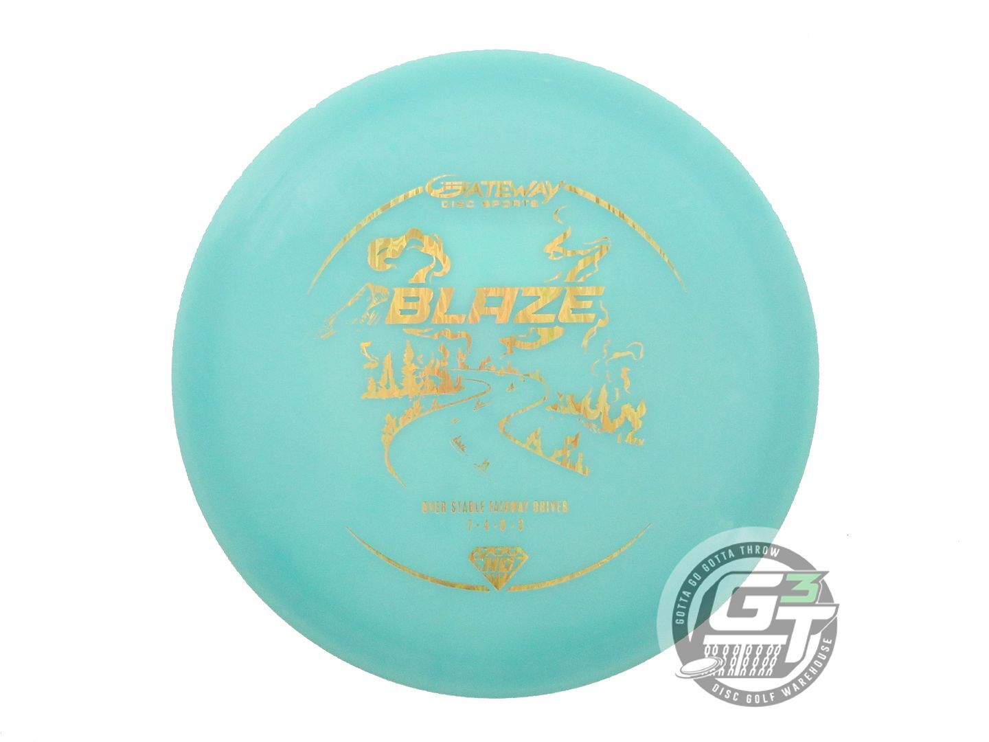 NEW Gateway Hyper-Diamond Blaze 170g Seafoam Gold Foil Midrange Golf ...