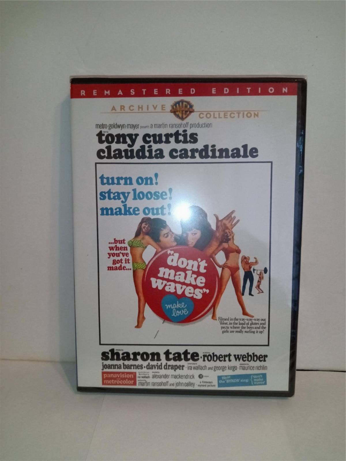 Don't Make Waves DVD (1967) starring Tony Curtis, Robert Webber, Sharon Tate NEW 883316329658| eBay