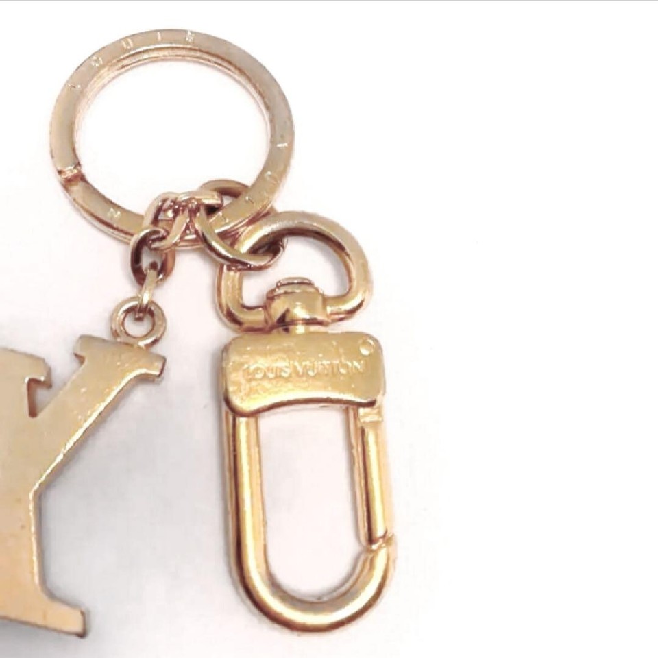 LOUIS VUITTON M69557 Portocle Guilloche Keyring Bag Charm Used Ex+ ...