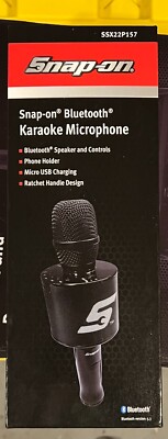 Snap On Tools Bluetooth Wireless Karaoke Mic - NEW - Ratchet Handle ...