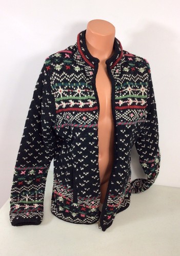 Laundromat Wool Fair Isle Sweater Womens Large | eBay