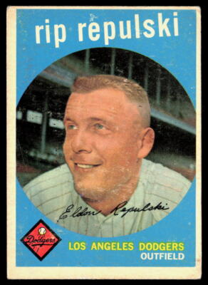 Rip Repulski 1959 Topps #195 Crease | eBay