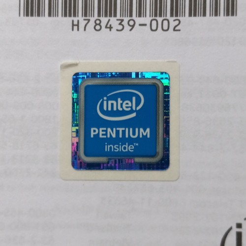 Intel Pentium Inside Blue Case Sticker Badge Decal Logo Emblem for PC ...