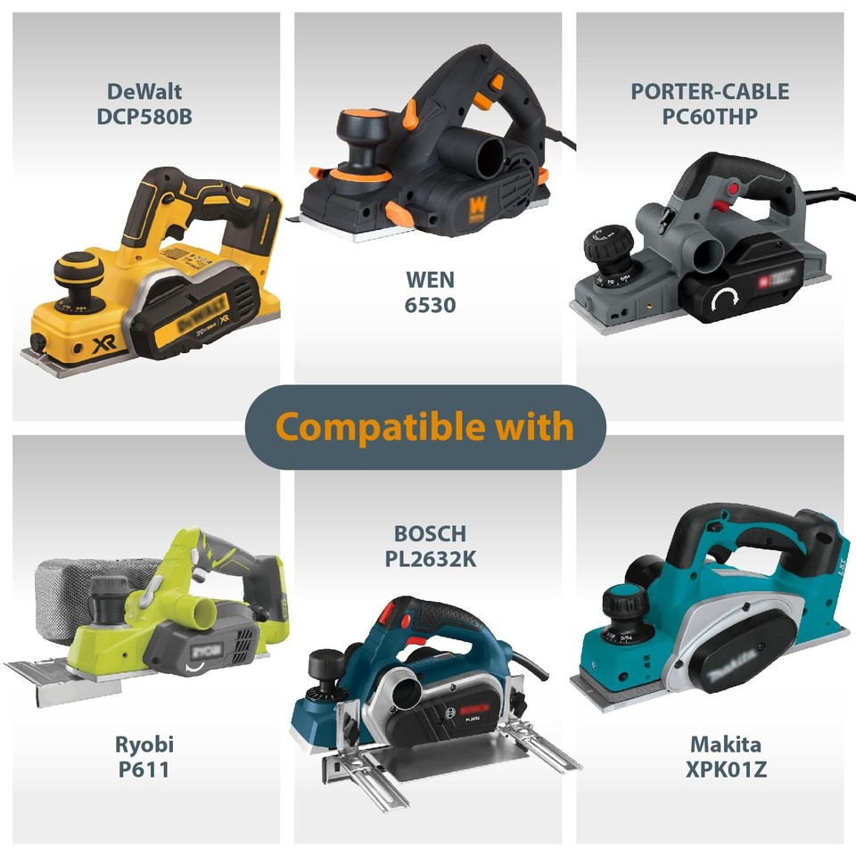 3-1/4" Tungsten Carbide Planer Blades 10 Pack for Wen DeWalt TCT ...