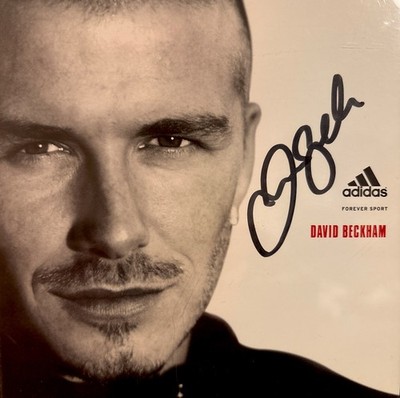 David Beckham hand signed Adidas autograph card Forever Sport | eBay