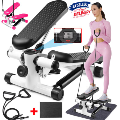 LCD Aerobic Mini Stepper Arm Leg Thigh Toner Fitness Cardio Step ...