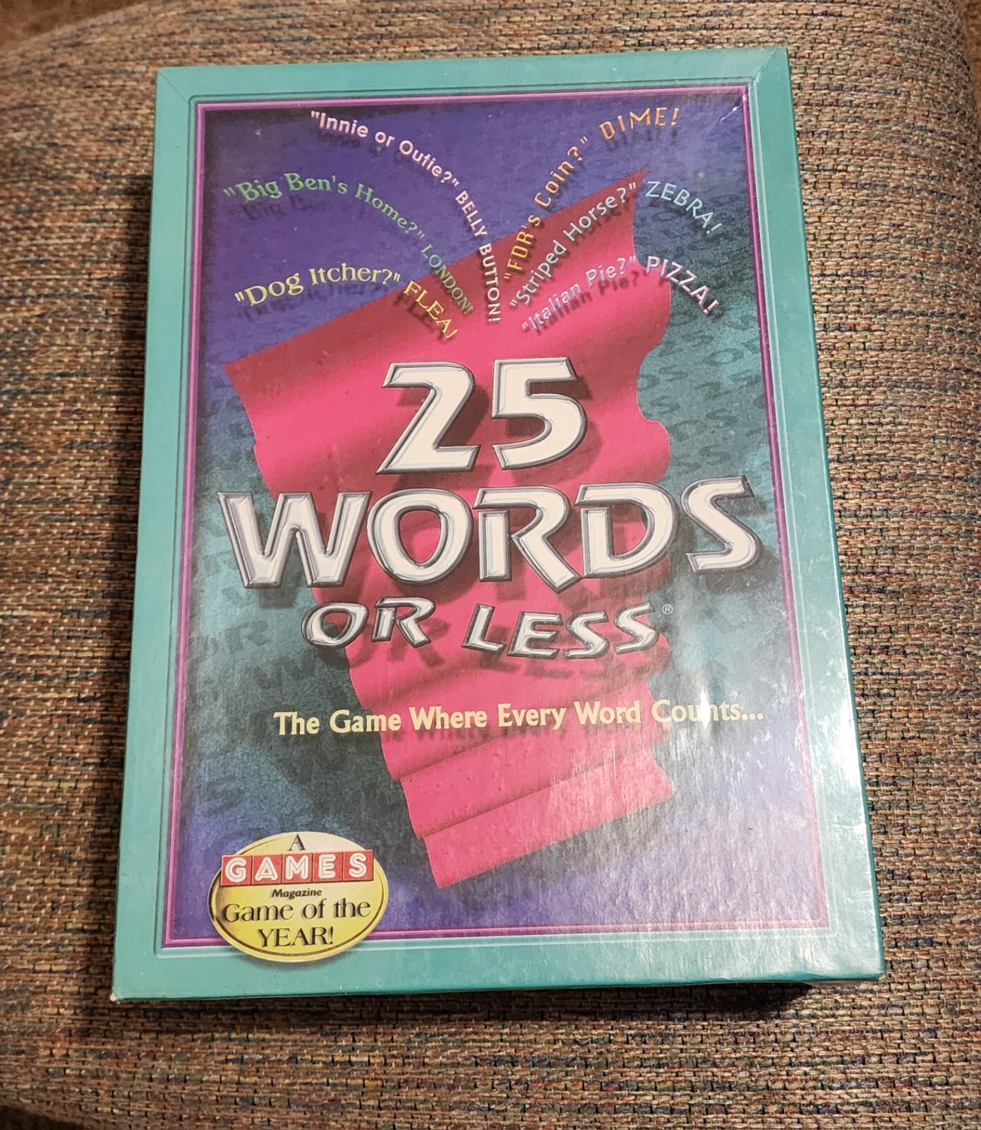 Winning Moves 1006 25 Words or Less Challenge 2nd Edition Board Game ...