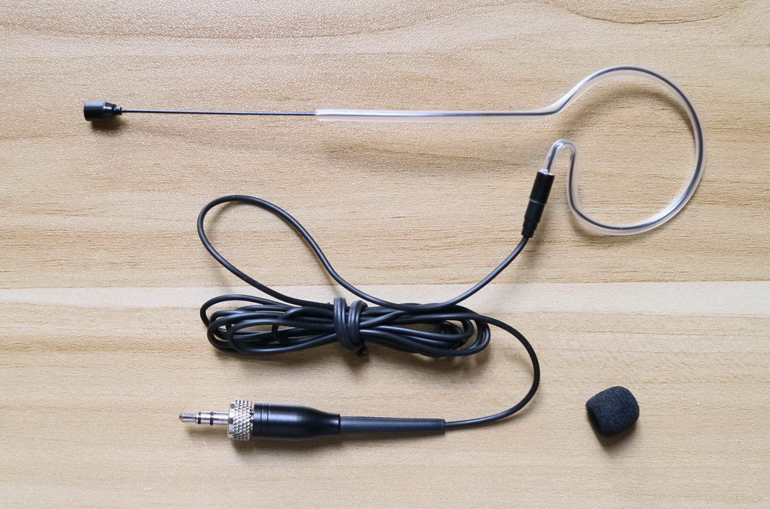 Single Ear Head Headset Mic Headworn Microphone For Sennheiser Wireless ...