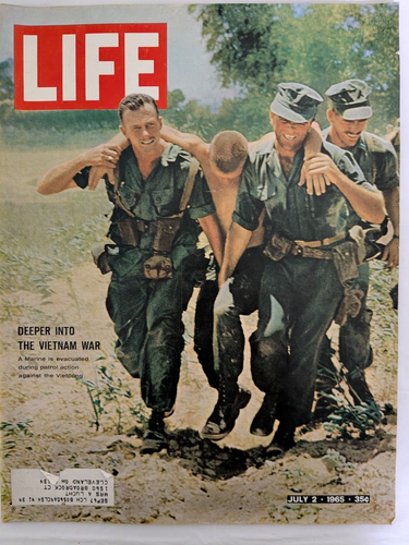 Life Magazine July 2, 1965 Deeper Into The VIETNAM WAR MARINE VIETCONG ...