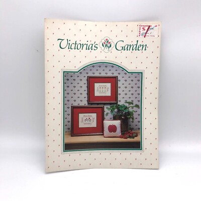 Vintage Cross Stitch Patterns, Victoria's Garden Leaflet 1, In The ...