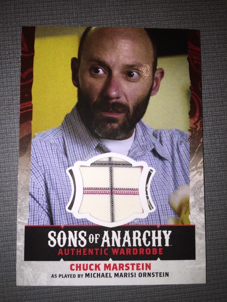 Sons of Anarchy Trading Cards Authentic Wardrobe Card of Chuck Marstein ...