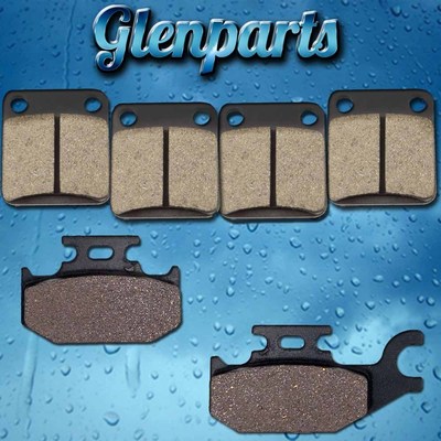 Brake Pads Fits Yamaha Kodiak 400 YFM400 4x4 2000-2002 Front Rear ...