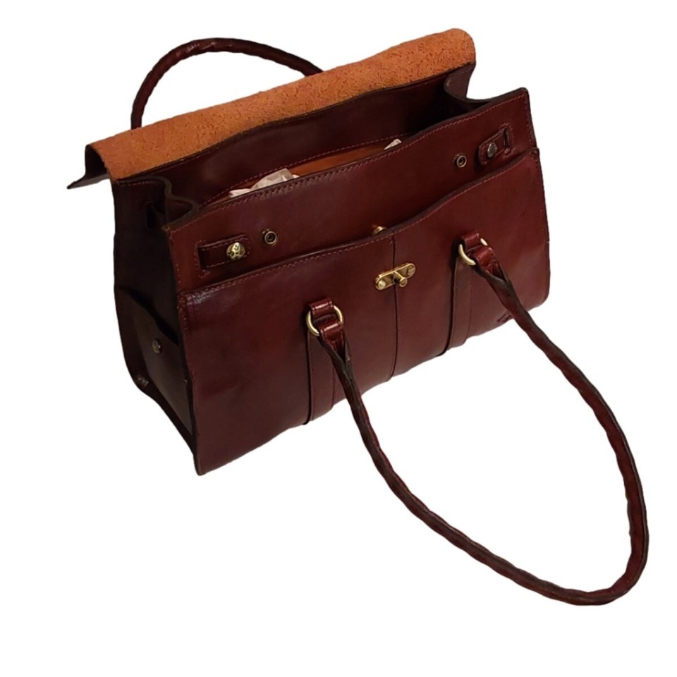 PATRICIA NASH HAND CUT TOALED P531354 BRITISH TAN LEATHER HAND BAG | eBay