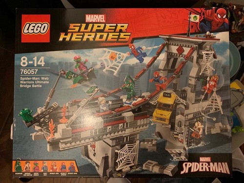 LEGO MARVEL 76057 WEB WARRIOR ULTIMATE BRIDGE BATTLE NEW SEALED INC ...