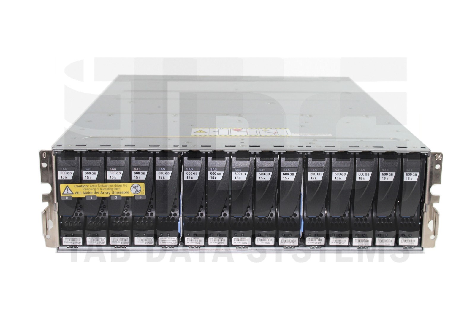 EMC VNX5300 Block Storage System w/ 15x V3-VS15-600 15K SAS HDD, 2x ...