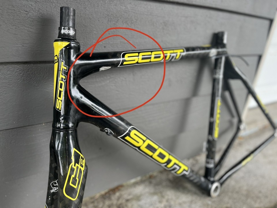 Scott CR1 Team 56cm Carbon Fiber Frame Set, 700c | eBay
