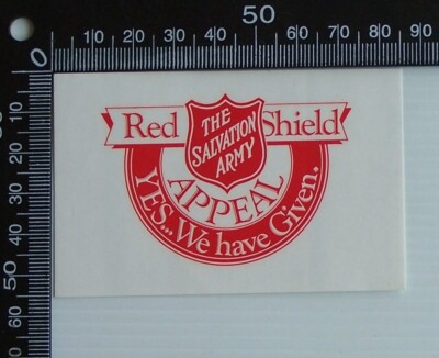 VINTAGE SALVATION ARMY AUSTRALIA RED SHIELD APPEAL ADVERTISING PROMO ...