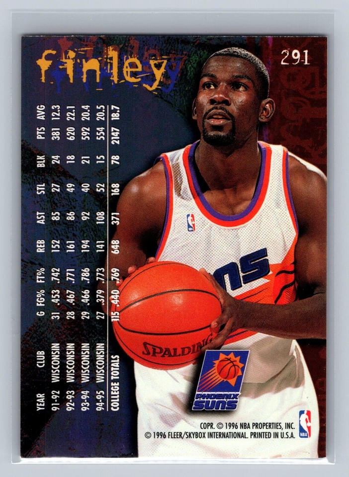 1995-96 Fleer #291 Michael Finley Rookie RC | eBay