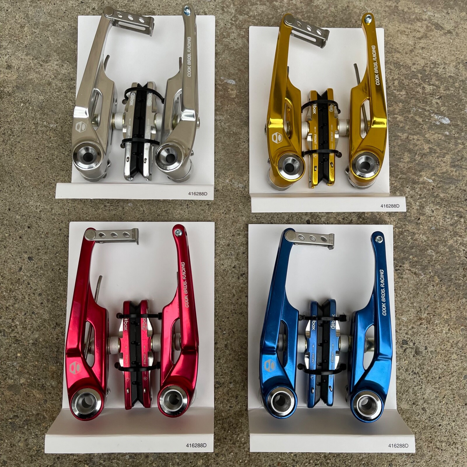 COOK BROS 108MM LINEAR PULL V BRAKE CALIPER BICYCLE BIKE BRAKES PROMAX ...