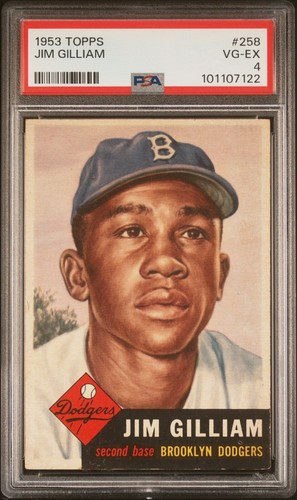 1953 Topps Baseball #258 Jim Gilliam PSA 4 | eBay