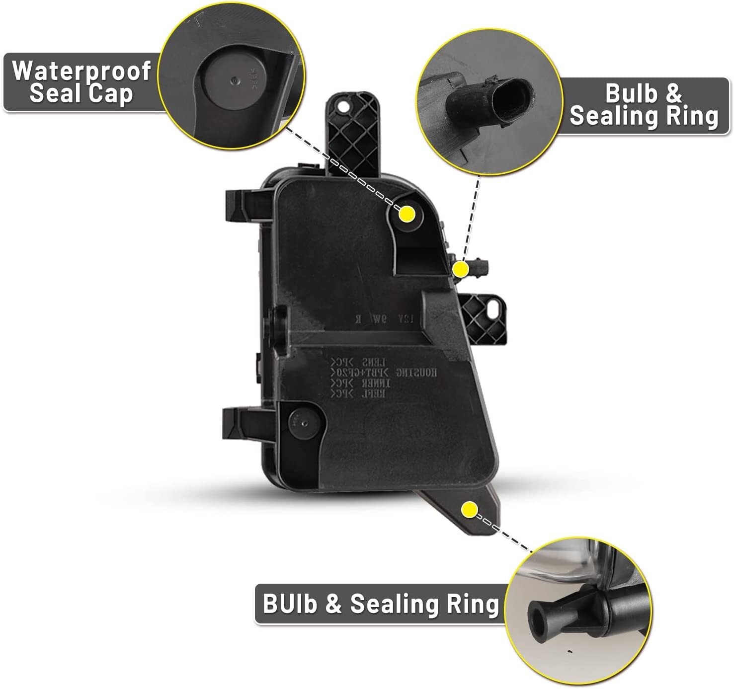 2014-2017 Fog Lights LED Clear Lens For VW Volkswagen Golf GTI ...