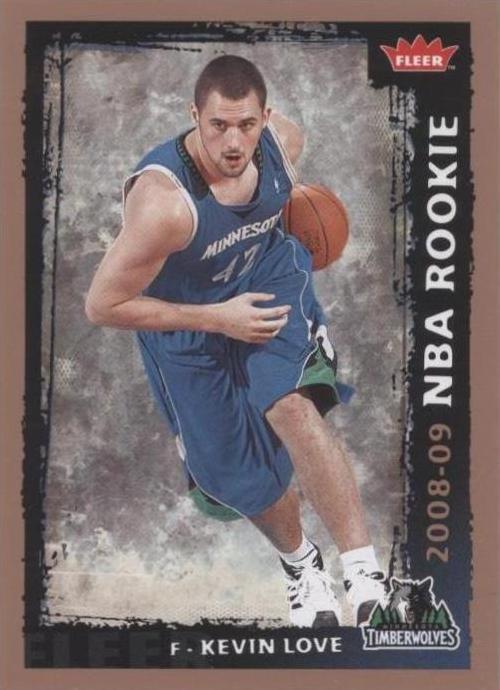 2008-09 Fleer - 2008-09 NBA Rookie Kevin Love #205 (RC) for sale online ...