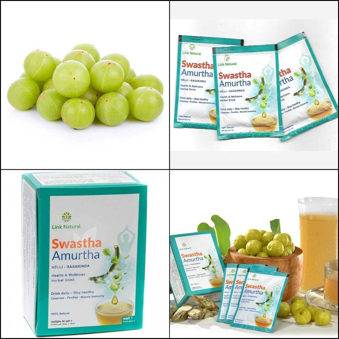 Swastha Amurtha NELLI - RASAKINDA Herbal Drink 1 Box (7 bags) for ...