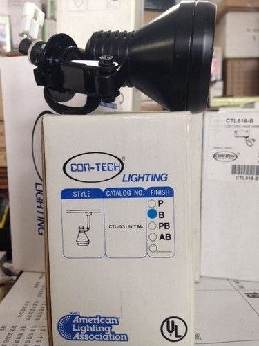 Con-Tech Lighting CTL-9316/TAL BLACK | eBay