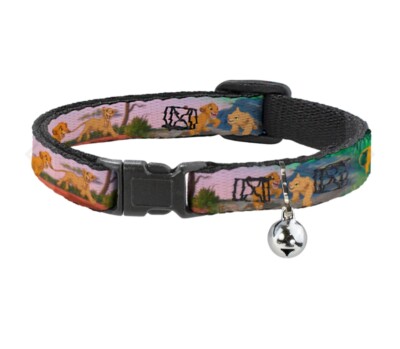 NEW! YOUNG SIMBA LION KING CAT COLLAR PREMIUM BREAKAWAY w/ BELL DISNEY ...