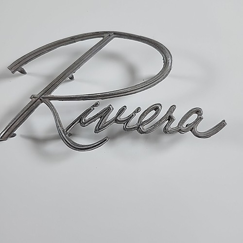 63-65 BUICK RIVIERA OEM FENDER EMBLEM W/ ROUND MOUNTING PINS | eBay