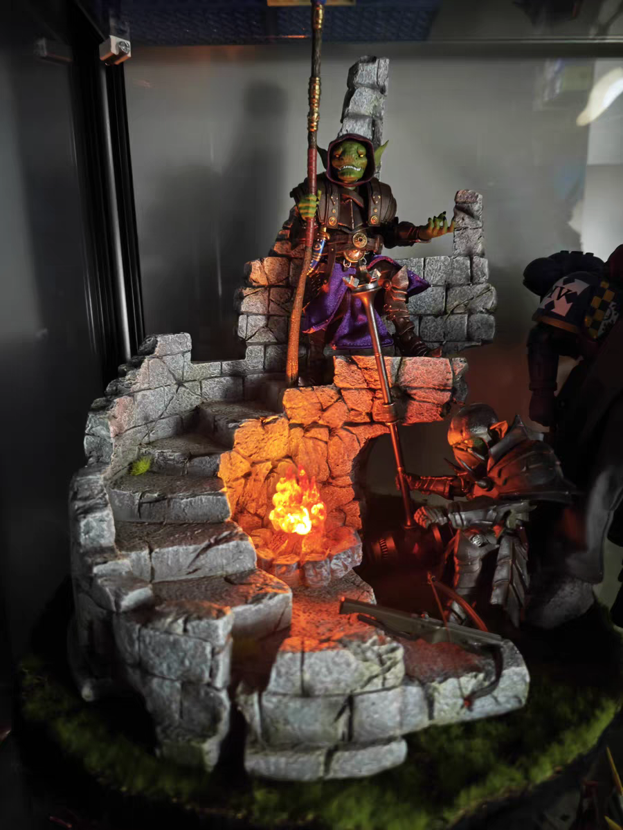 1/12 Scale Flame bonfire Model 4 Types for 6" Soldier Figure Scene DIY ...