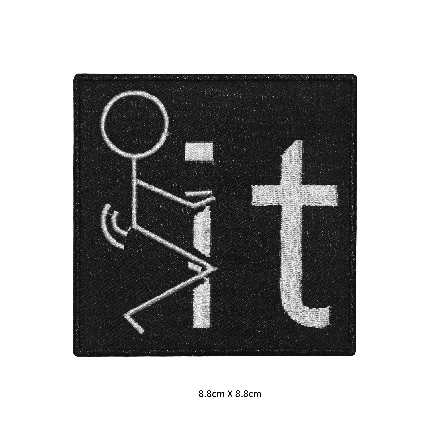 Words Slogan Letters Message Patch Embroidered Iron On Sew On Patch ...