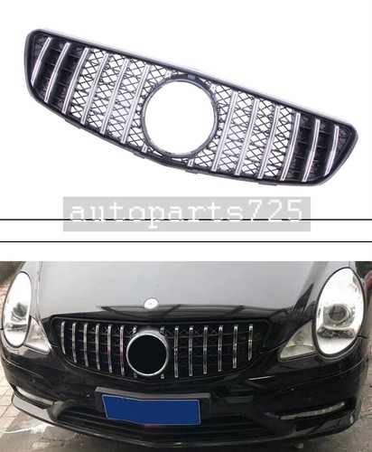 Silver GT Grill For Benz R class W251 Grille 2007-10 R300L R320 R350 ...