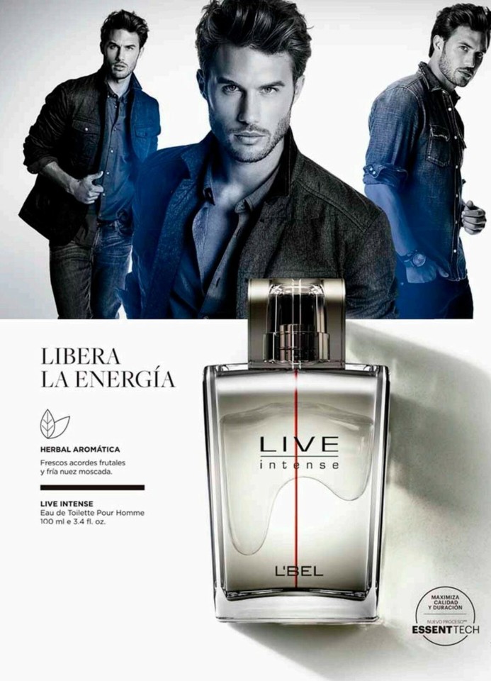 L'Bel Live Intense, Now Live Adventure!! 3.4 fl oz Men Perfume | eBay