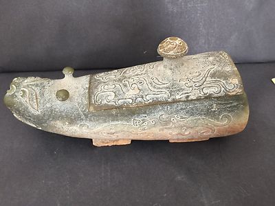 Chinese Ritual Jade Wine Vessel (Zun), Late Shang - Early Zhou dynasty ...