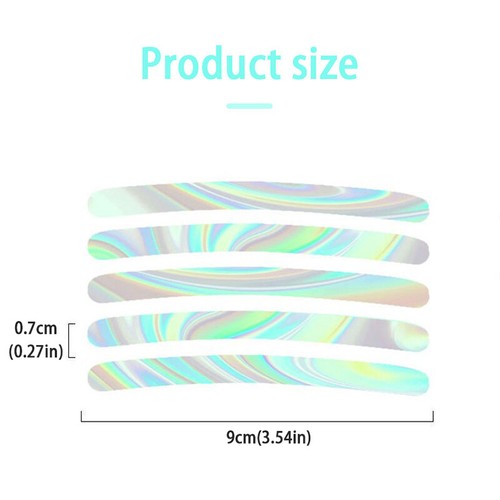 20Pcs Reflective Multiclolor Car Wheel Rim Vinyl Decal Stickers Car ...
