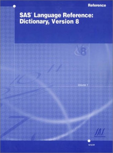 SAS Language Reference: Dictio - GOOD 9781580254854| eBay