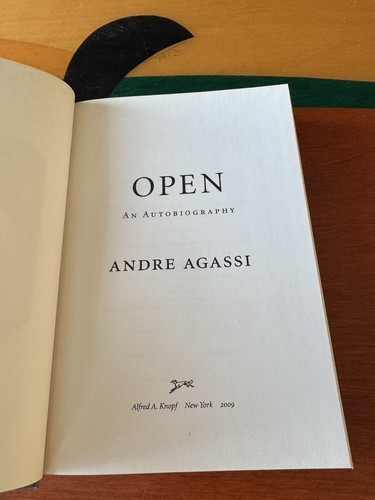 Andre Agassi - SIGNED "Open: An Autobiography" Hardcover Book, 11th ...