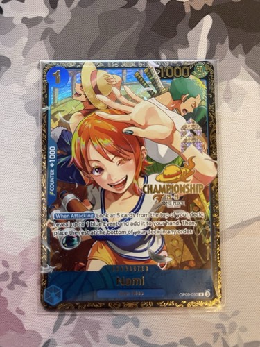 One Piece TCG Nami (Championship 2025 Regionals Top 64 Prize Card) OP09 ...