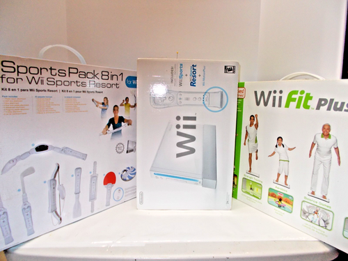 wii console bundle with game,wii Fit Plus new,Sports Pack 8-1 | eBay